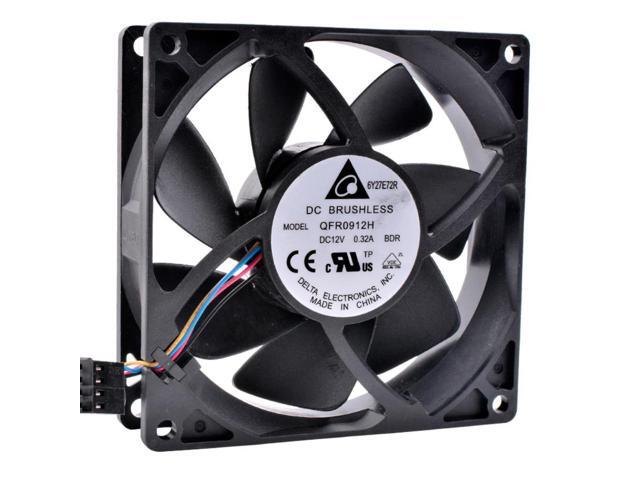 QFR0912H 9cm 92mm fan 9225 DC12V 0.32A FX8350 4-wire pwm CPU cooler ...