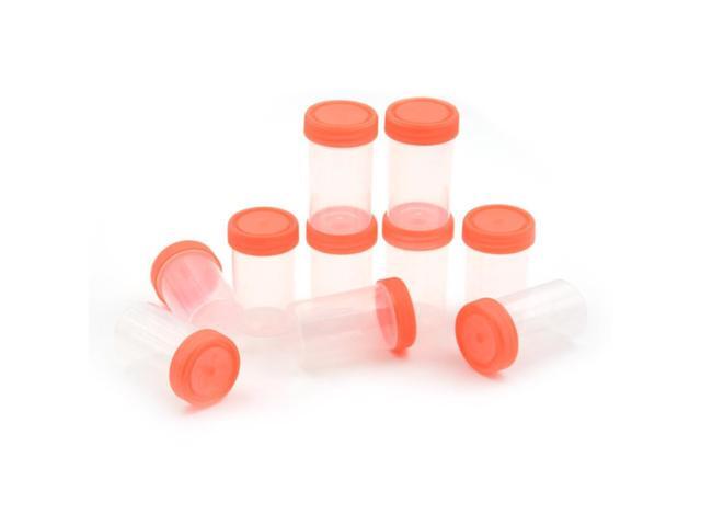Hot sale 10pcs Urine Container Specimen Cup Sample Bottle 60ml Vol ...
