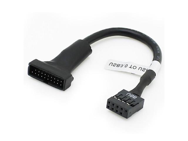 Motherboard Header Adapter Cord 1Pcs 19/20 Pin USB 3.0 Female To 9 Pin ...