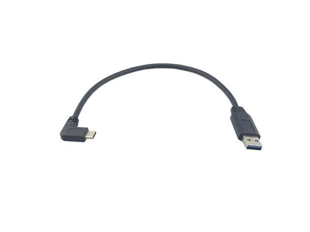 USB 3.0 A to Angled USB Type C USB C Data Sync & Charge Cord Converter ...