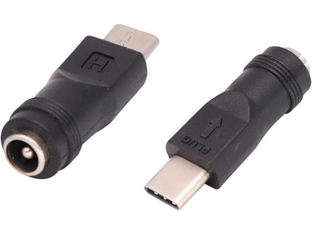 2pack Type C Power Adapter Type C USB Male to DC 5.5x2.1mm Female ...