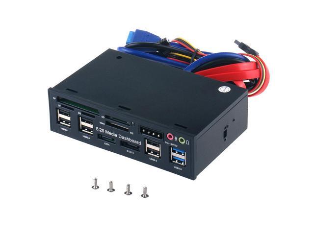 Multi-Function USB 3.0 Hub ESATA SATA Port Internal Card Reader PC ...
