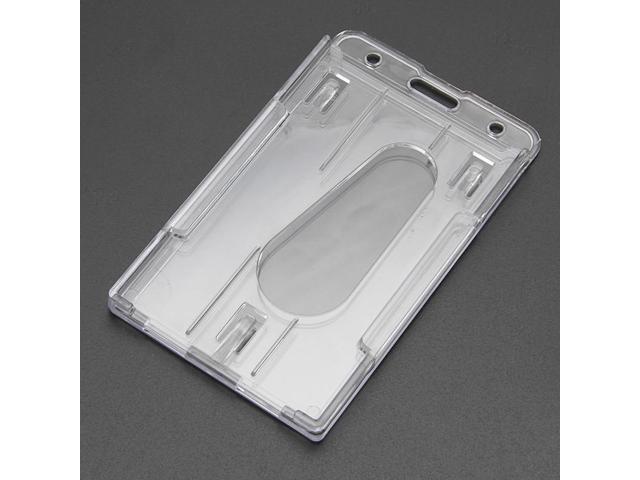 Hot Hard Plastic ID Access Card Cover Credit Card Case Badge Holder ...
