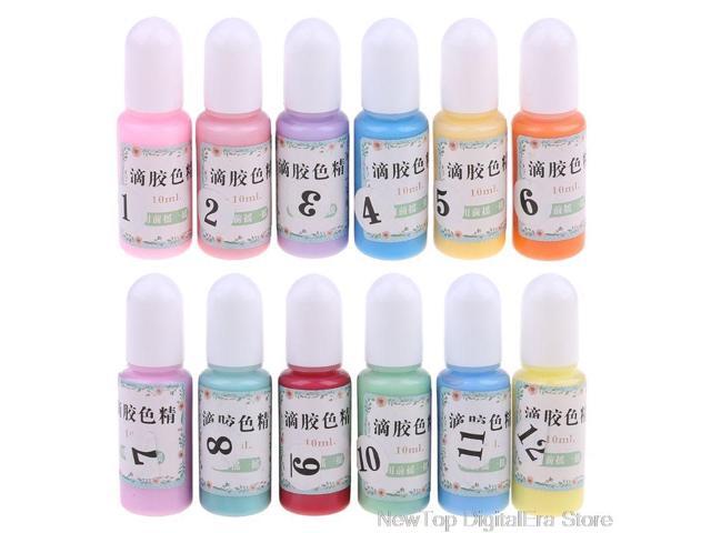 12 Bottles Liquid Macaron Candy Color Resin Pigment Dye Resin Epoxy ...