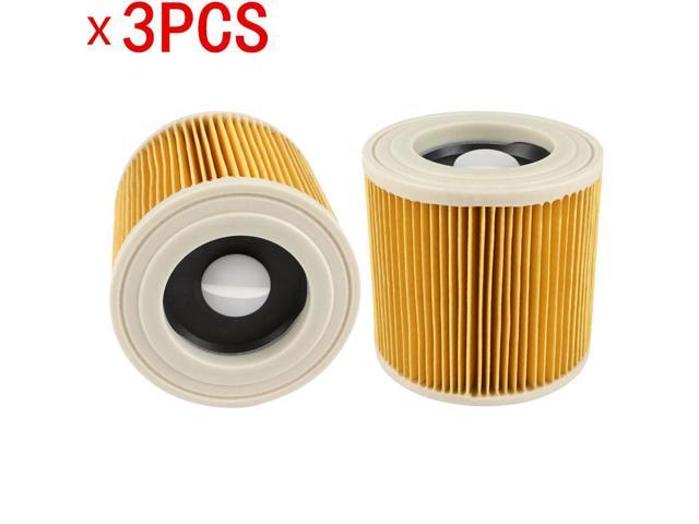 3pcs air dust filters for Karcher Vacuum Cleaners parts Cartridge HEPA ...