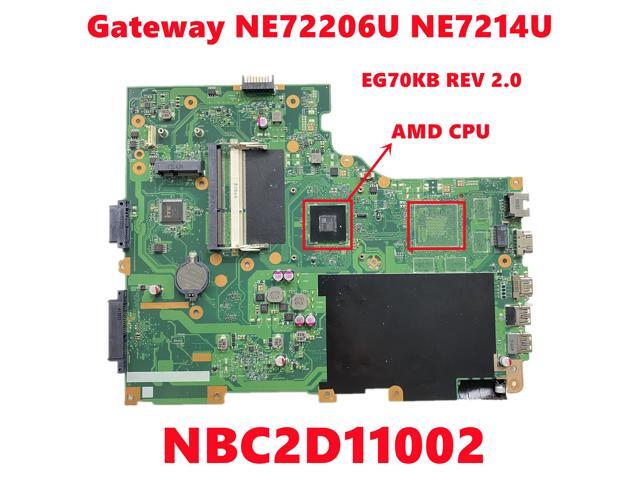 NBC2D11002 NB.C2D11.002 For Gateway NE72206U NE7214U Laptop Motherboard ...