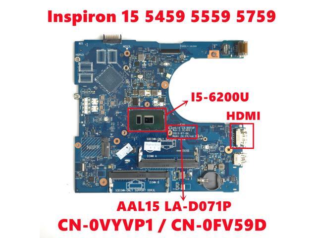 CN-0VYVP1 VYVP1 CN-0FV59D FV59D For dell Inspiron 15 5559 5459 5759 Laptop Motherboard AAL15 LA ...