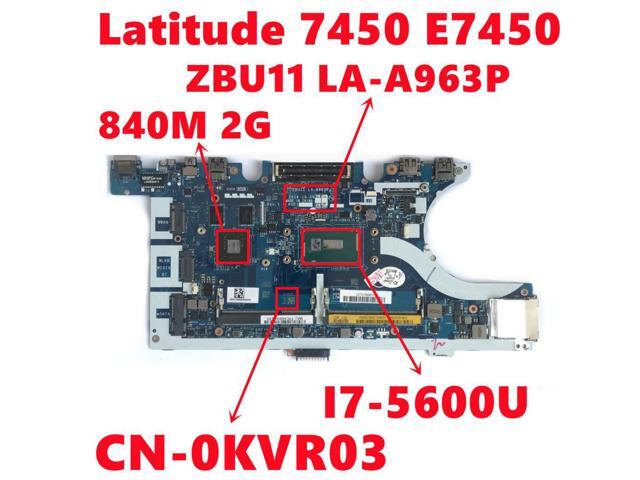 CN-0KVR03 0KVR03 KVR03 For dell Latitude E7450 Laptop Motherboard ZBU11 LA-A963P With I7-5600U ...
