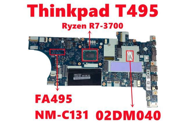 FRU:02DM040 For Lenovo Thinkpad T495 Laptop motherboard FA495 NM-C131 ...