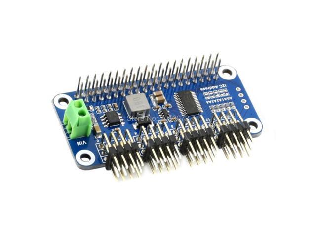 Raspberry Pi Servo Driver HAT (B) , 16-Channel, 12-bit, I2C Interface - Newegg.com