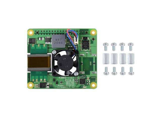Raspberry Pi 3B/4B Official PoE+ HAT V2 802.3af - Newegg.com