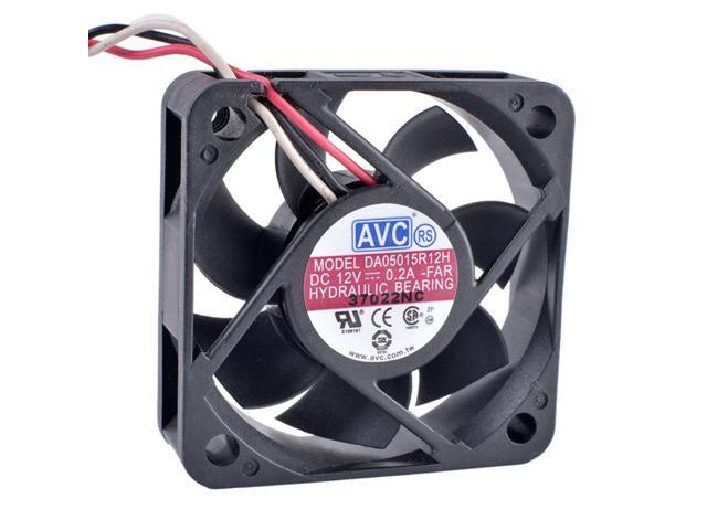 COOLING REVOLUTION DA05015R12H 5cm 50mm fan 5015 12V 0.20A 3-wire air ...