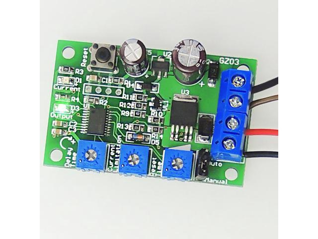 6V12V24V10A DC motor overcurrent protector block switch overload ...