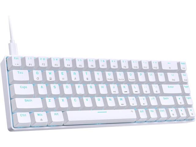 T68SE 60% Gaming Mechanical Keyboard,Ultra Compact Mini 68 Key with Red ...