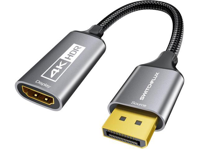 Active DisplayPort to HDMI Adapter (4K@60Hz 1440P/2K@120Hz) Uni ...