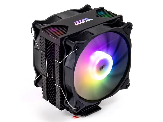 darkFlash Darkair Plus Addressable RGB CPU Air Cooler 4 Heatpipes ...