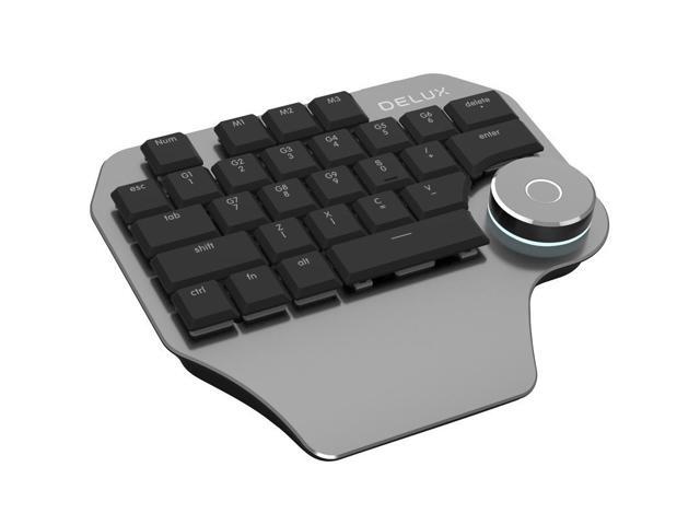 Gemdeck One Hand Gaming Keyboard RGB Backlit 29 Keys Portable Mini ...