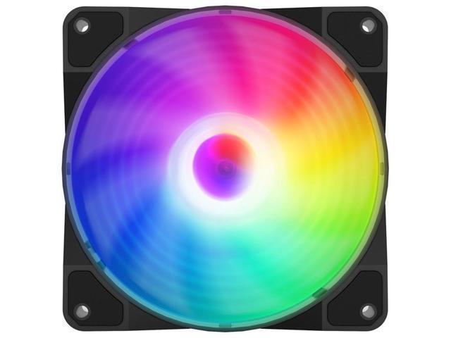 MSI MAG F120 ARGB Case Fan Black, PWM intelligent speed regulation ...