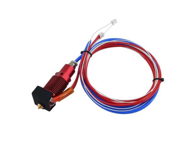 Hotend Kit 3D Printer Assembled 1.75mm Extruder Heating Block Aluminum Replacement Parts 0.4mm ...