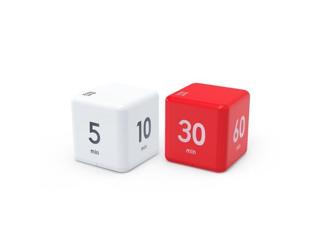 Minthouz Cube Timer, 2 Pieces Kitchen Timer 2.6 Inch Gravity Sensor Flip Digital Timer for Time ...