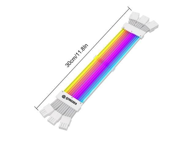 Qinghai Electronics Addressable RGB PCIe 8Pin Power Extension Cable ...