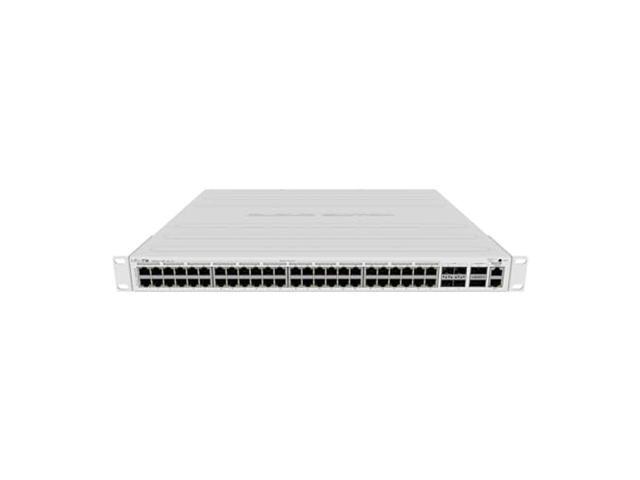 MikroTik CRS354-48P-4S+2Q+RM Switch has 48 x 1G RJ45 Ports and 4 x 10G ...