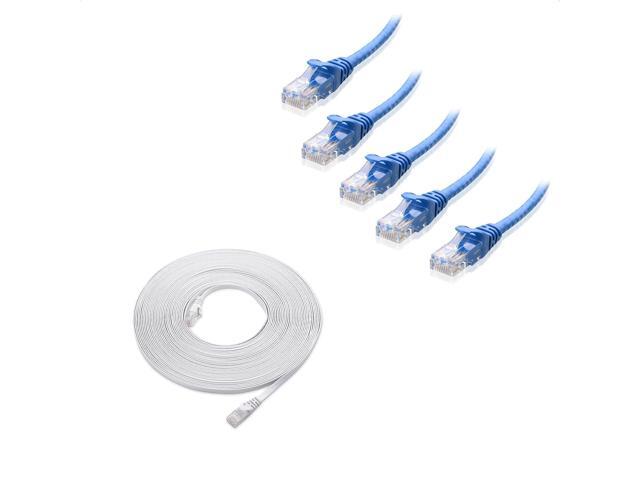 Cable Matters 5-Pack 7-Foot Snagless Short Cat6 Ethernet Cable (Cat6 ...