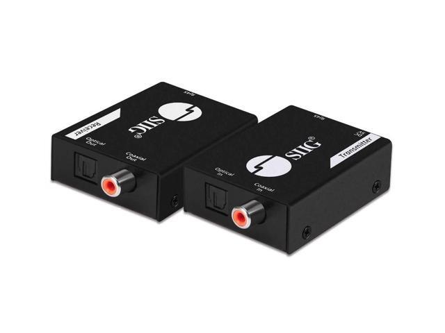 SIIG Digital & Optical Audio Extender Over Cat5e/6 Ethernet Cable up to ...