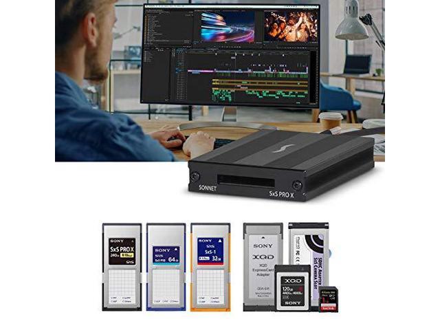 Sonnet SxS PRO X Thunderbolt 3 Single-Slot Card Reader - Newegg.com