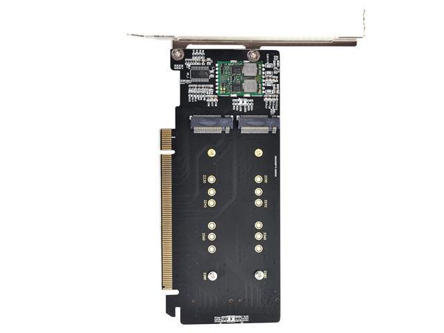 Chenyang M.2 NVME Gen 3.0 Adapter M.2 NVME AHCI X4 to PCIE Express 3.0 Gen3 X16 Raid Card VROC ...