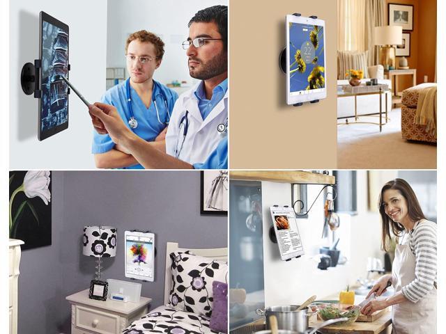 AboveTEK Retail Kiosk iPad Stand, 360deg Rotating Commercial iPad Wall ...