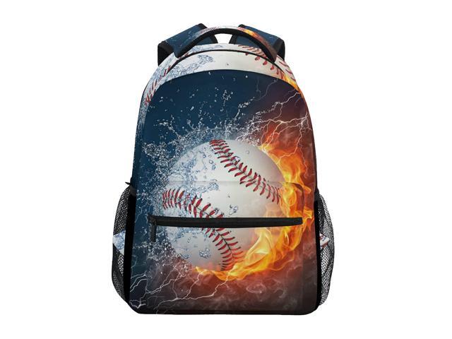 Kcldeci Baseball Kids Backpack for Boys Girls, Baseball School ...