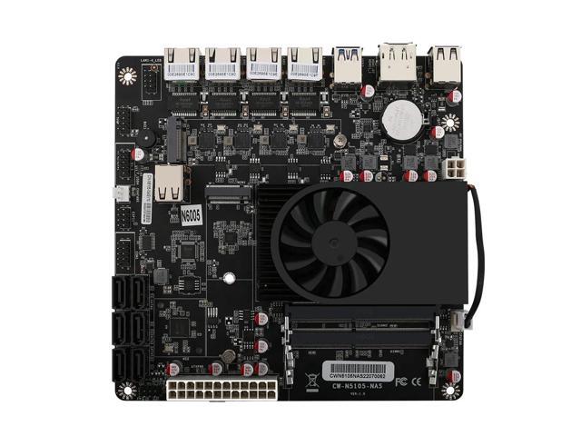 N5105 Industria NAS Motherboards 4 Cores 4 Threads Low Power Processor ...