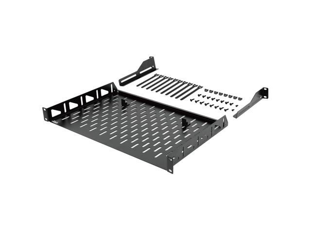 Tecmojo 1U Rack Shelf,19 inch Rack Shelf 12 inch Depth,Rack Mount Shelf ...