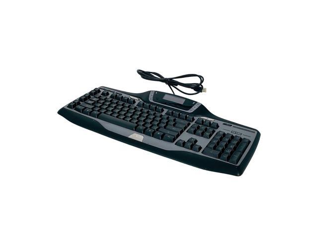 Refurbished: Logitech G15 Gaming USB Wired Backlit Keyboard with LCD ...