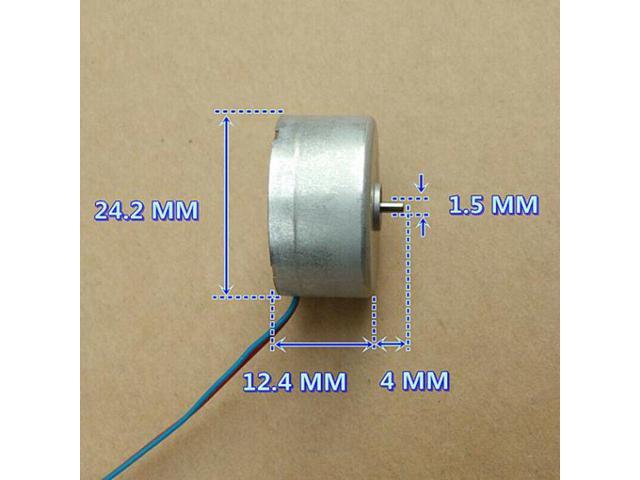 Nidec RF-300CA Solar Power Motor DC 6V 4300RPM 24mm Round Spindle ...