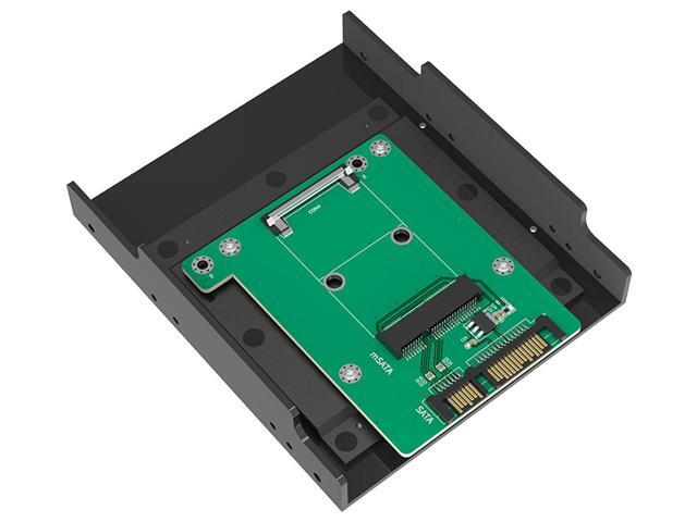 MAIWO mSATA to SATA Expansion Card, mSATA SSD to 3.5" SATA Hard Disk ...