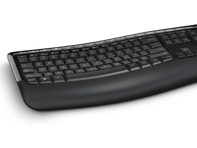 Microsoft Wireless Ergonomic Keyboard and Mouse Combo Desktop 5050 ...