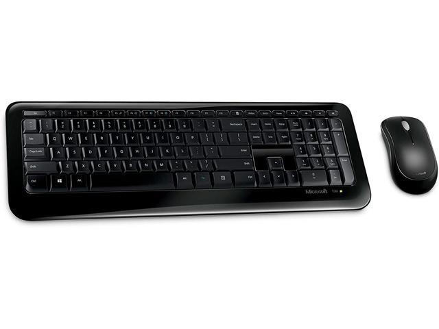 Microsoft Wireless Keyboard and Mouse Combo 850 - Advanced Encryption ...
