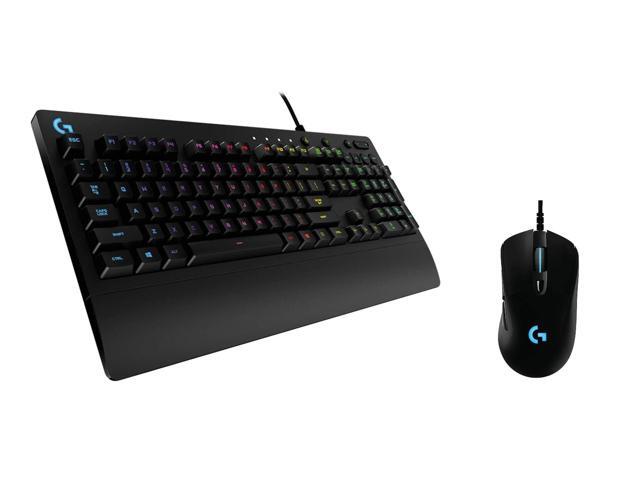 Logitech Prodigy RGB Wired Gaming Keyboard & 16,000 DPI High ...