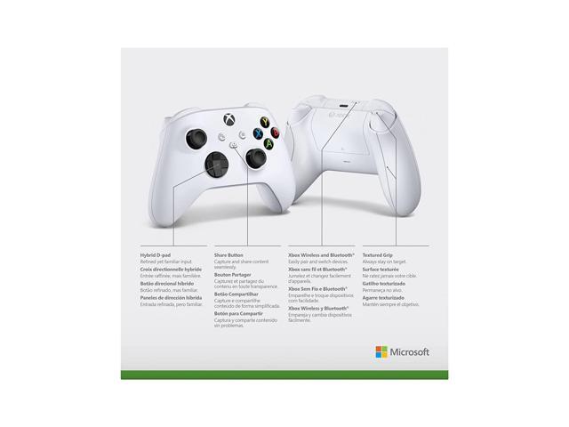 Xbox Core Wireless Controller Robot White - Newegg.com