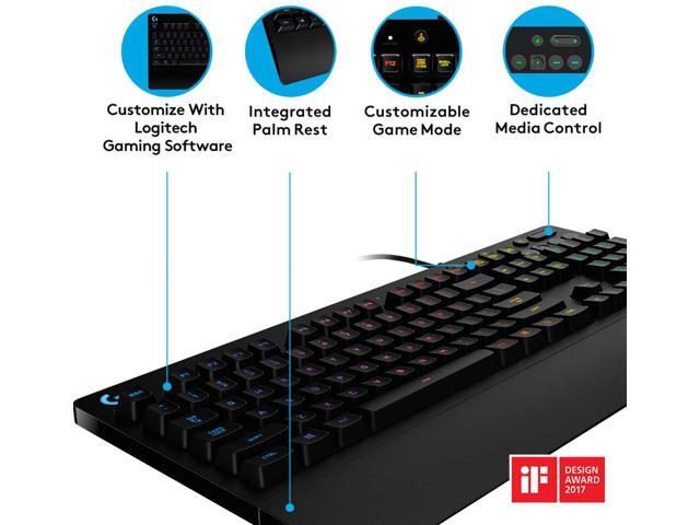 Logitech G213 Prodigy Gaming Keyboard, RGB Backlit Keys, Customizable ...