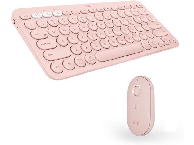 Logitech Wireless Bluetooth Keyboard and Mouse Combo - Slim Portable ...