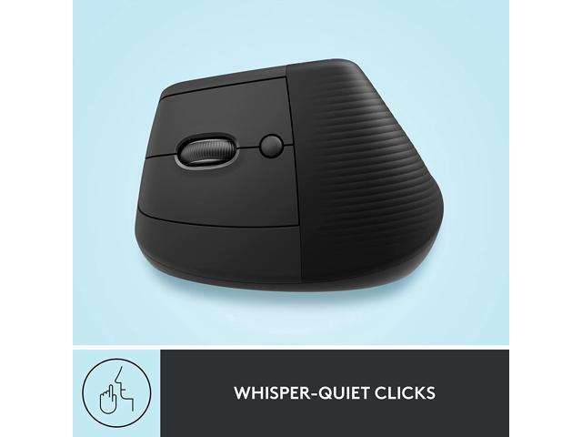 Logitech Lift Vertical Left Handed Ergonomic Wireless Mouse - Newegg.com