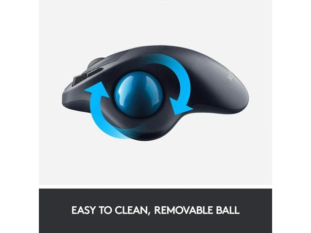 Logitech M570 Wireless Trackball Mouse Compatible with Windows, Apple ...