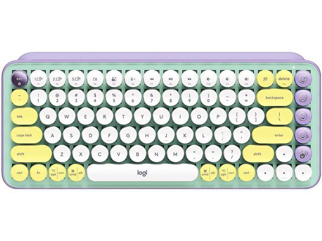 Logitech POP Keys Wireless Bluetooth Mechanical Keyboard - Multi-Device ...