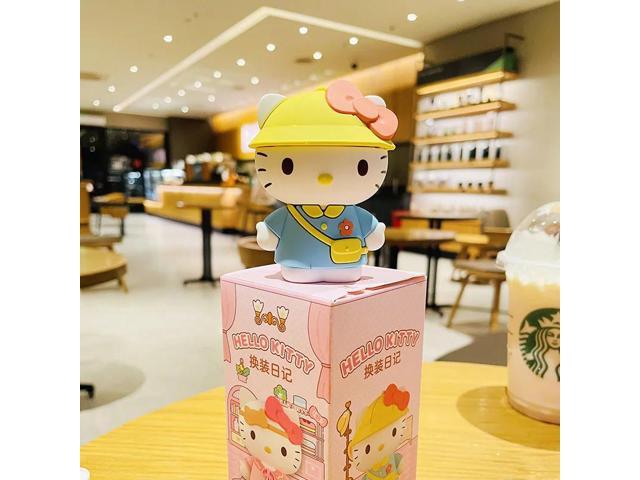 Kawaii Sanrio Figure Hello Kitty Change Clothes Series Figurine Cute ...