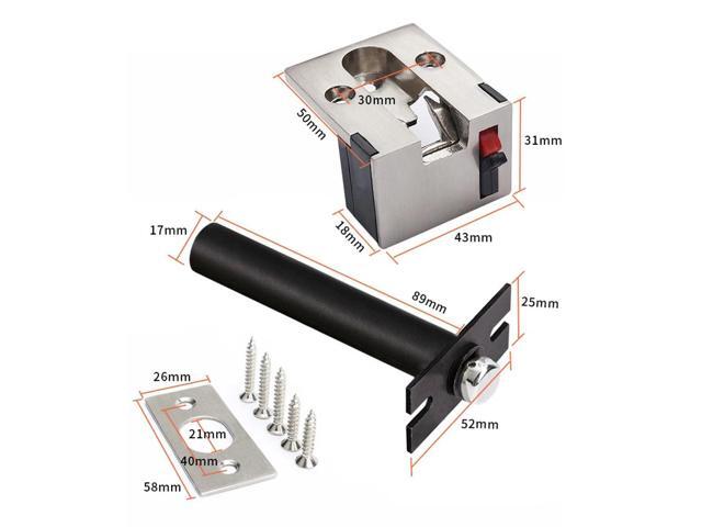 Gate Latches Swing Chain Door Guard Bolt with Swicth, Concealed ...