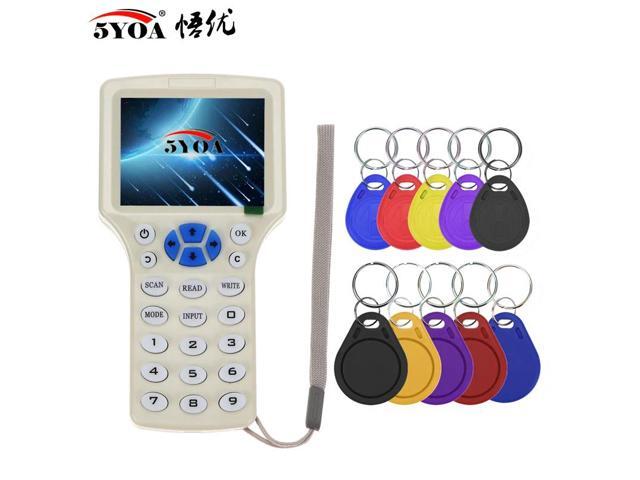 RFID Copier Writer Readers Duplicator 125KHz 13.56MHz USB Programmer ...