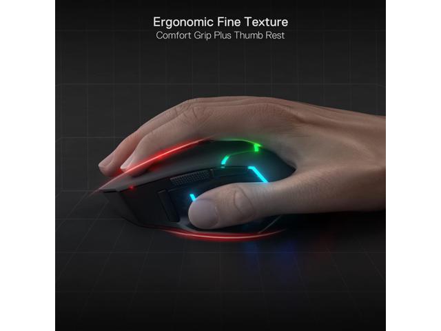 Redragon M690 PRO Wireless Gaming Mouse, 8000 DPI Wired/Wireless Gamer ...